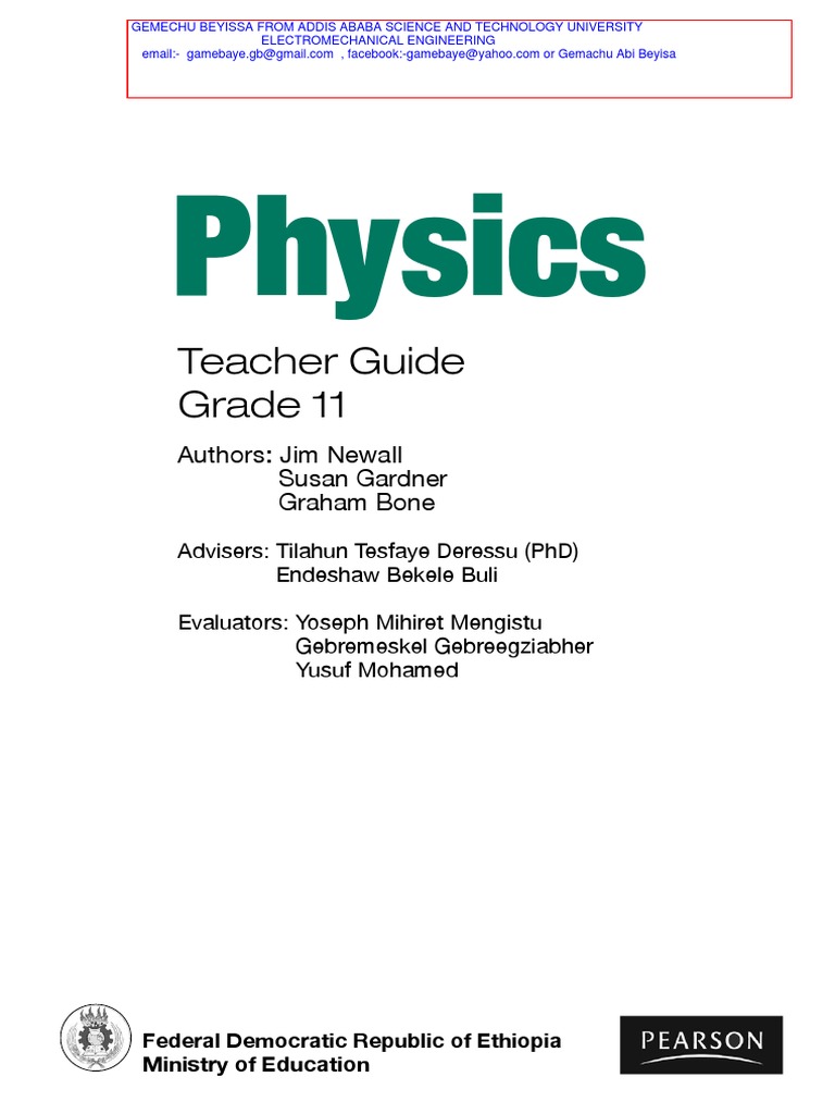 Physics: Teacher Guide Grade 11 | PDF | Scientific Method | Rotation ...