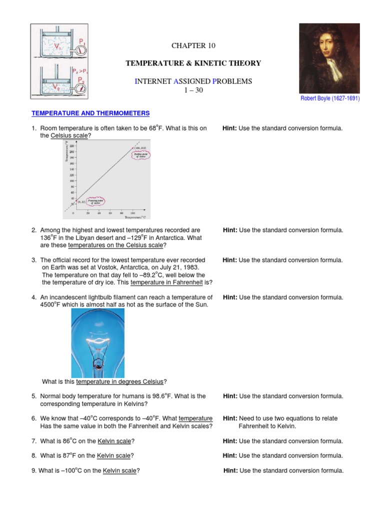 CHAPTER 10 - Temperature & Kinetic Theory-11 | PDF | Thermal Expansion ...