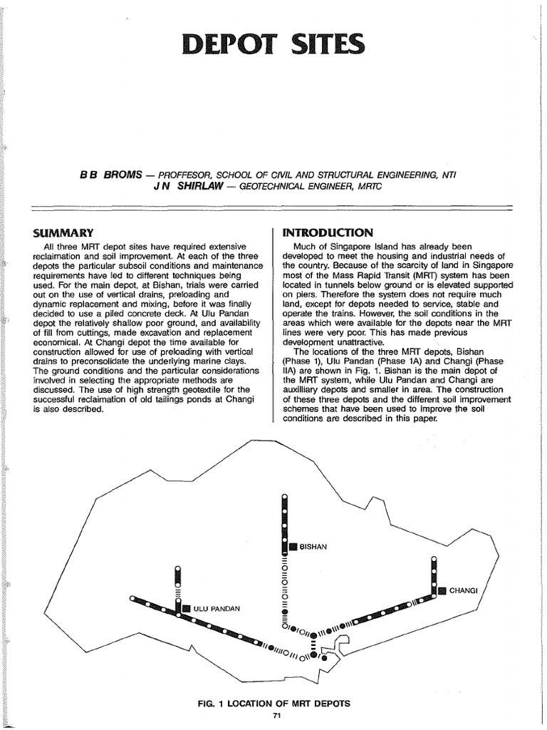 Depot Sites | PDF | Deep Foundation | Concrete