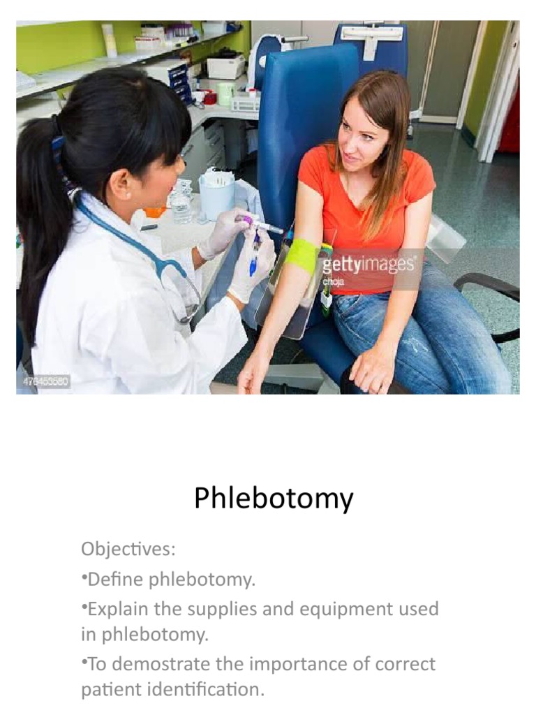 Phlebotomy: Procedures & Equipment | PDF