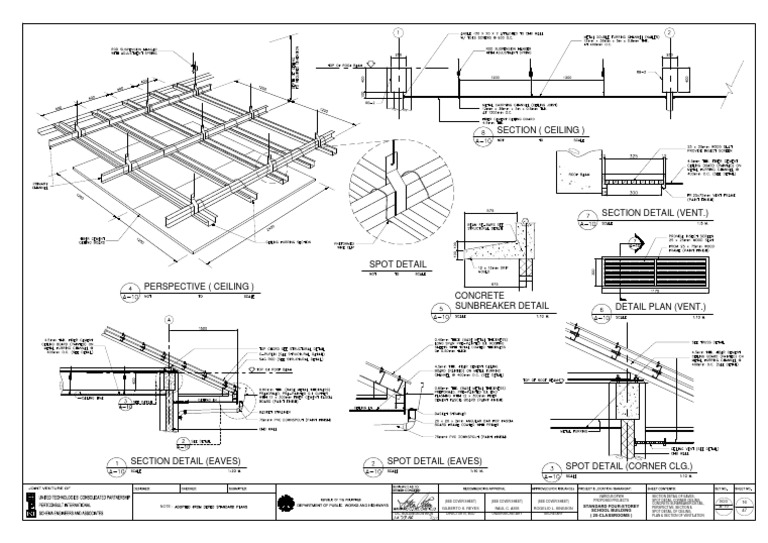 Section (Ceiling) : BOD Note | PDF