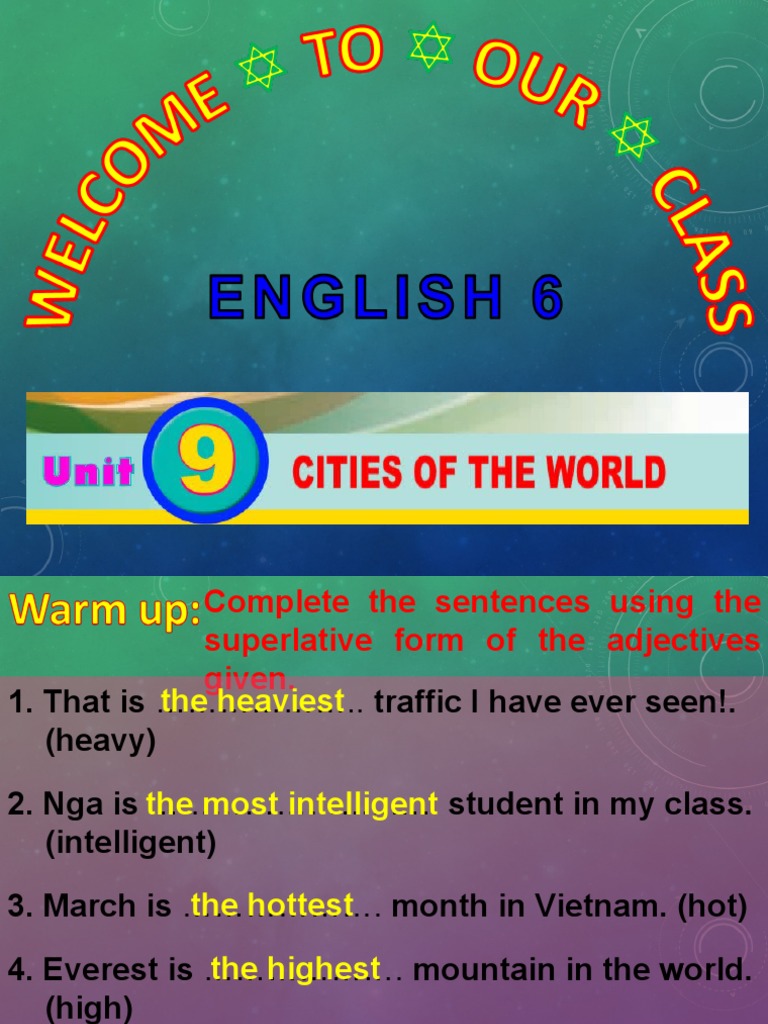 Unit 09 Cities of The World Lesson 3 A Closer Look 2 | PDF | Linguistic ...