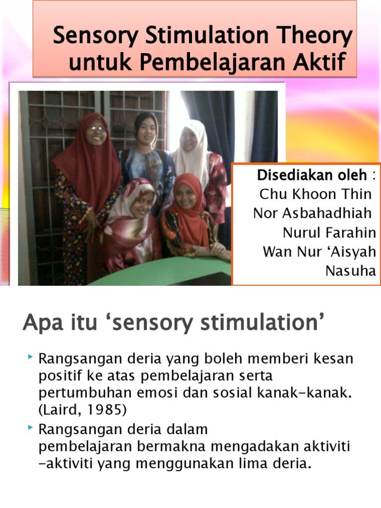 Sensory Stimulation Theory Untuk Pembelajaran Aktif | PDF