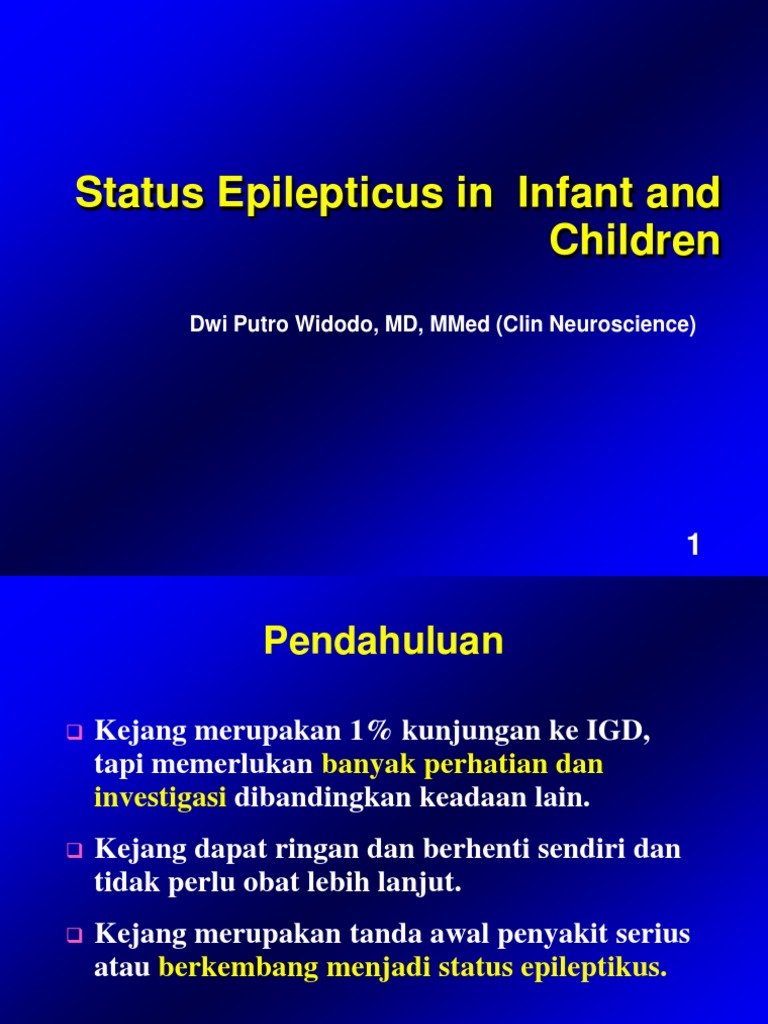 Status Epilepticus in Infant and Children | PDF | Midazolam | Epilepsy