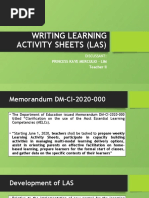 Learning Activity Sheets Template | PDF | Change | Learning