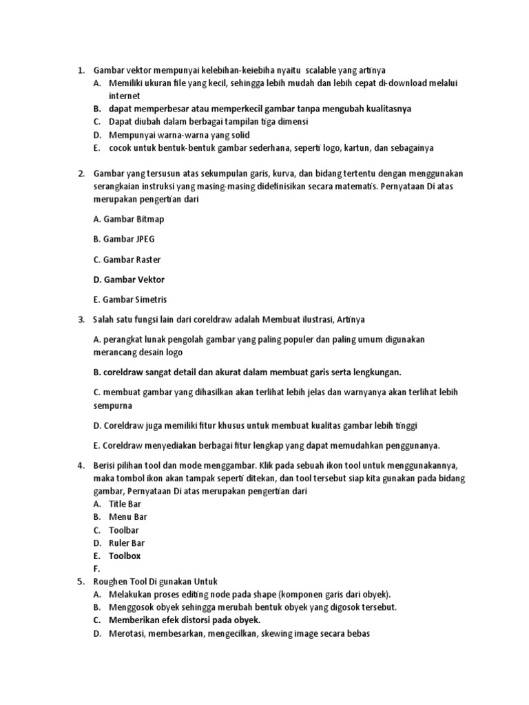 Soal DDG | PDF | Komputer