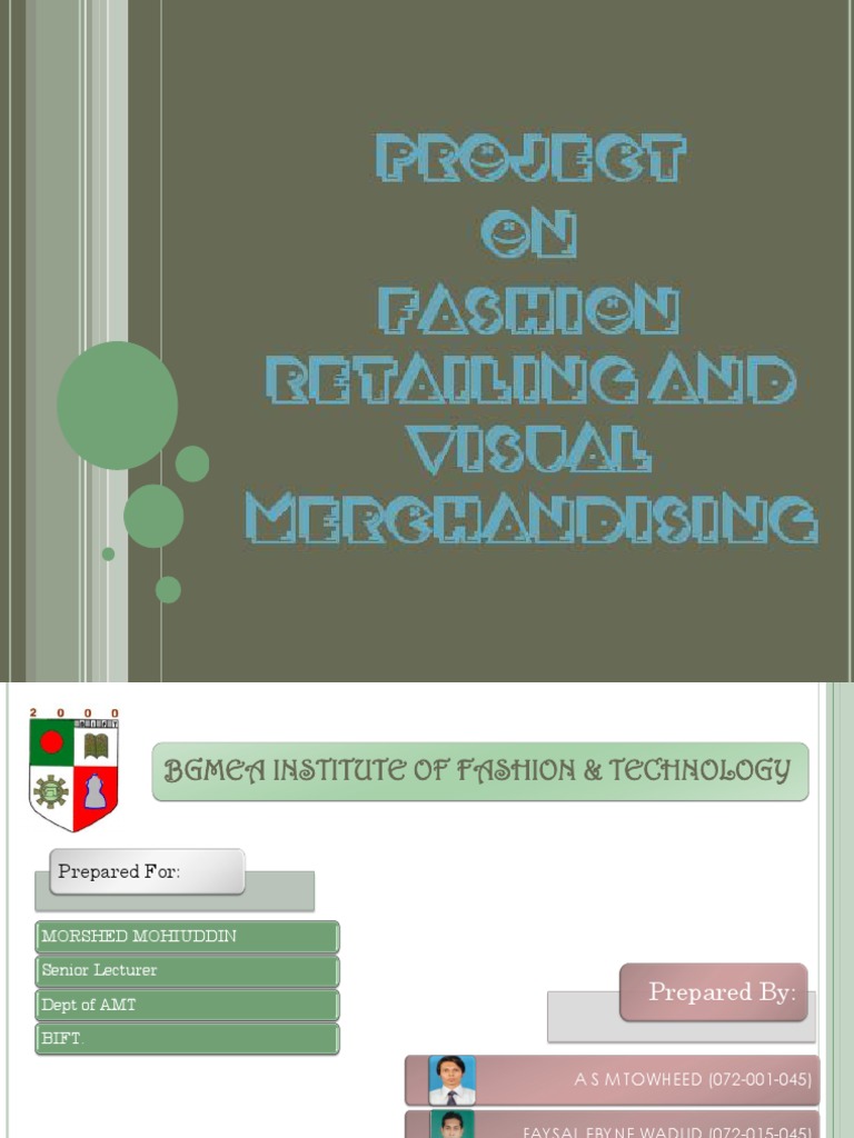 Project On Fashion Related Visual Merchandising PDF | PDF | Retail ...