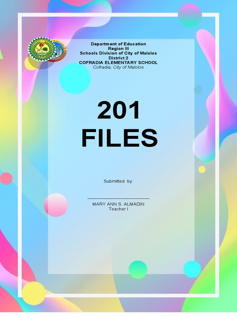201 File Front Page | PDF
