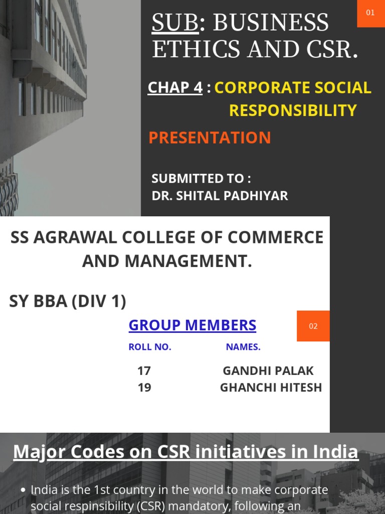Sub: Business Ethics and CSR.: Chap 4 | PDF | Morality | Corporate ...