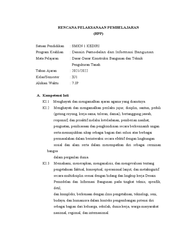 RPP SMK | PDF