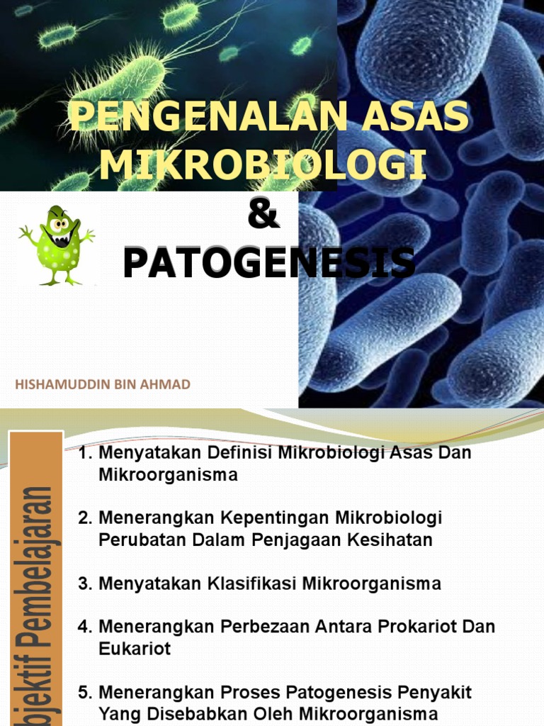 A 1.pengenalan & Patogenesis Mikrobiologi | PDF | Pathogen | Infection