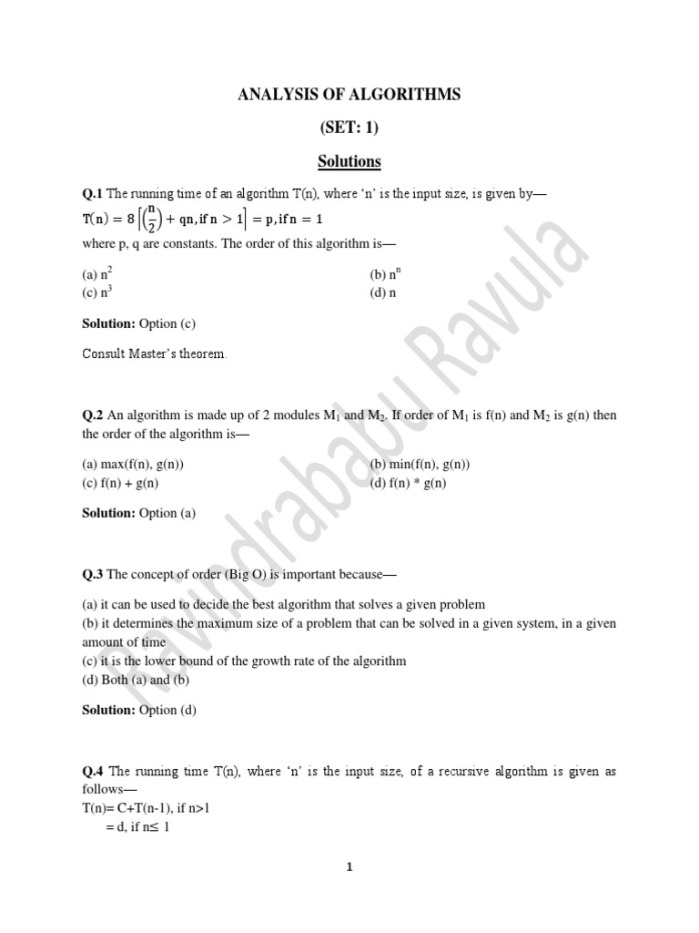 Dsa S6 | PDF | Time Complexity | Theoretical Computer Science