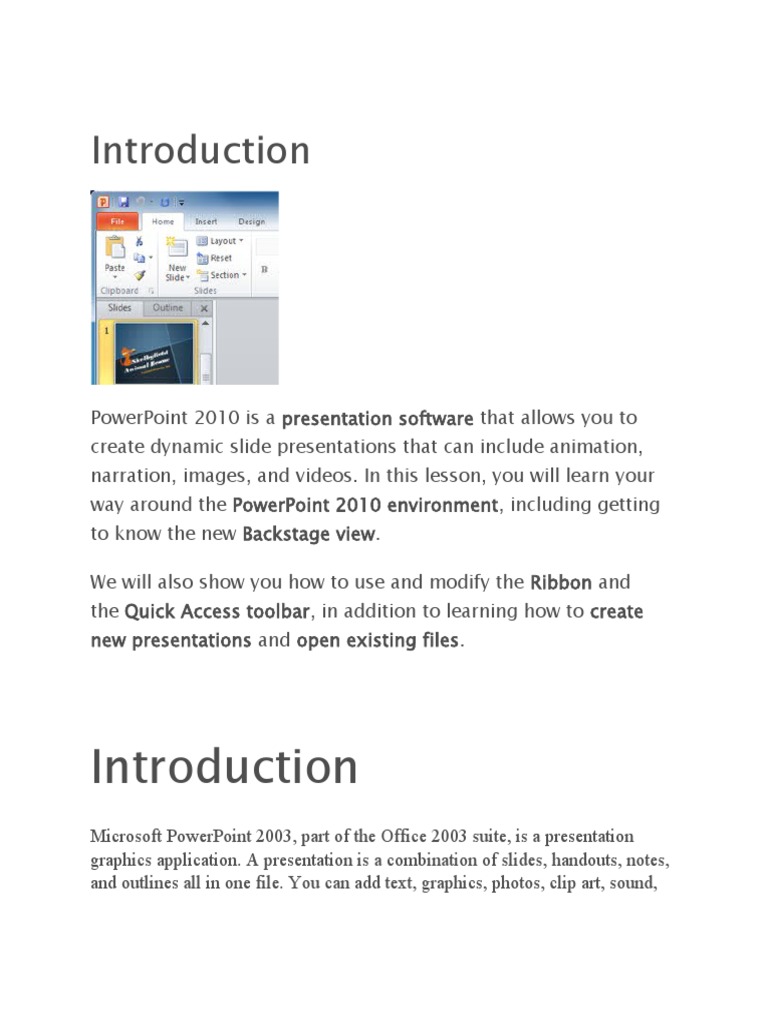 MS Powerpoint | PDF | Microsoft Power Point | System Software