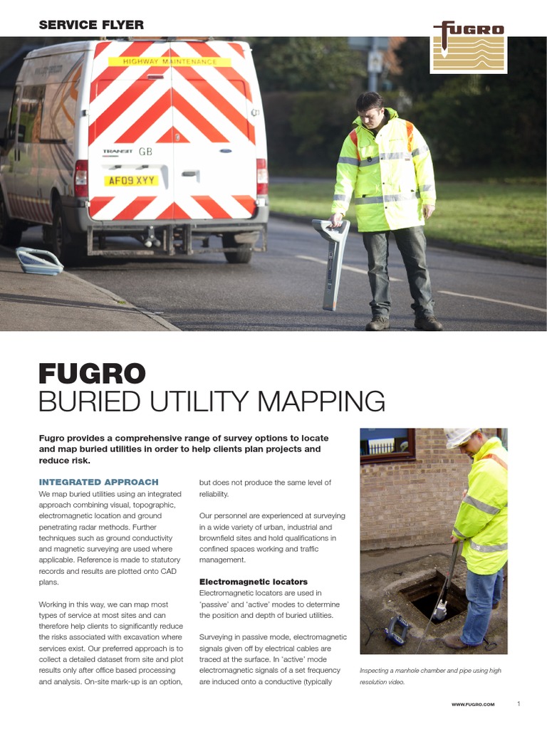 Fugro Buried Utility Mapping | PDF | Radar | Surveying