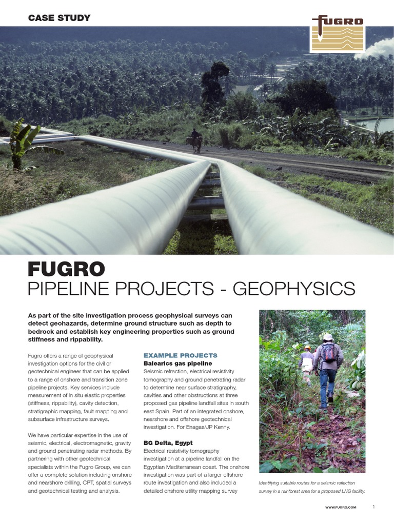 Fugro Pipeline Projects Geophysics | PDF | Geotechnical Engineering ...