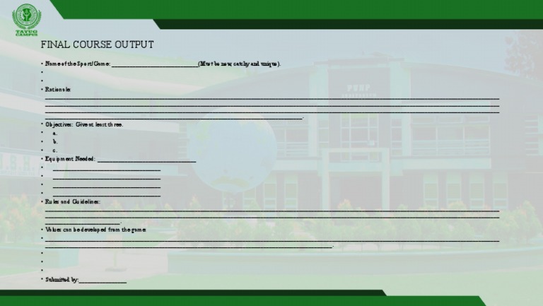 Final Course Output | PDF