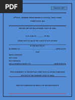 Sample Moot Court Memorial | PDF | Offer And Acceptance | Breach Of ...