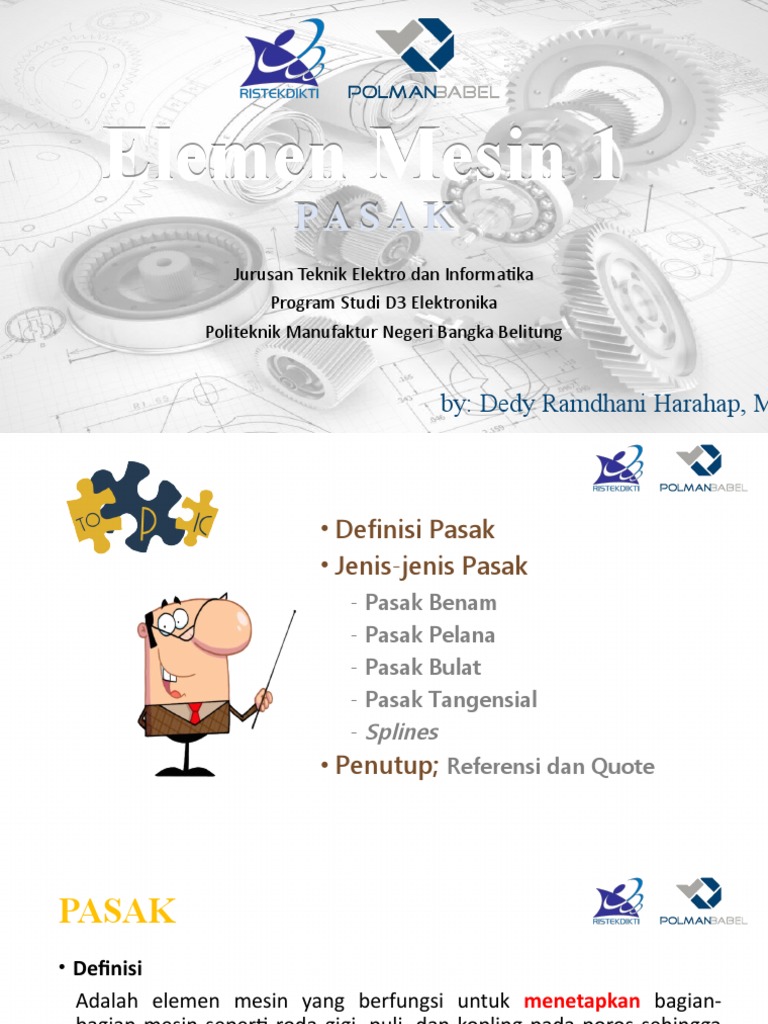 Jenis-Jenis Pasak dalam Mesin | PDF