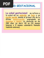 Formula Obstetrica, Calculo de La Edad Gestacional, FPP y Ponderado ...