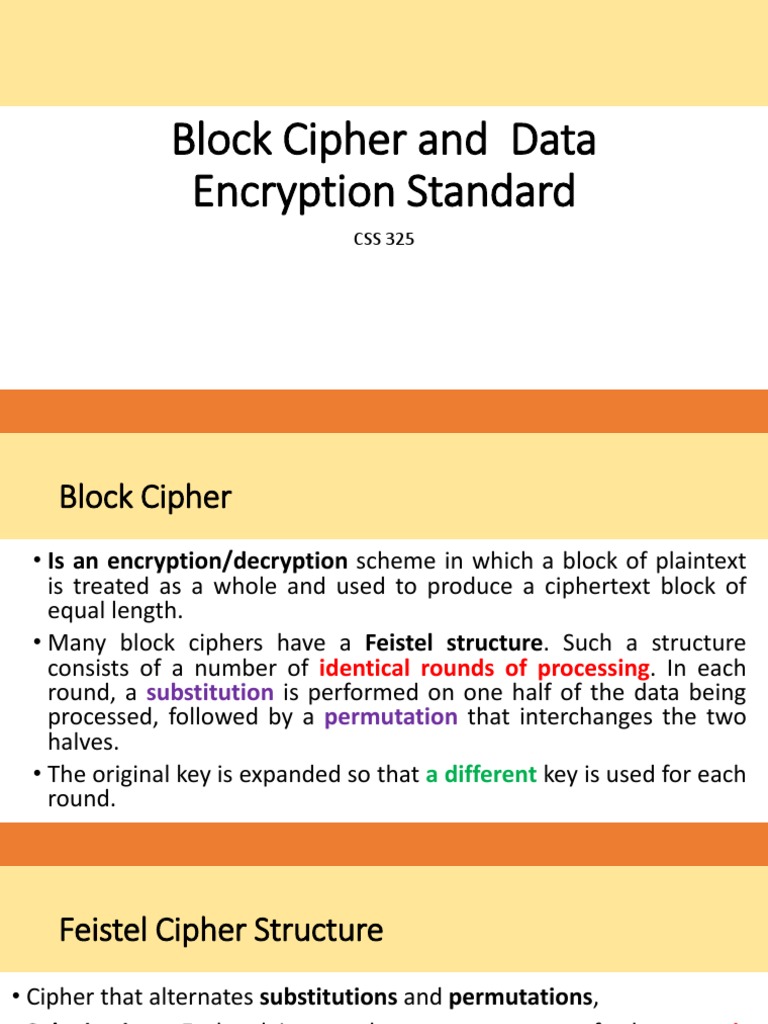 Block Cipher | PDF | Encryption | Military Communications