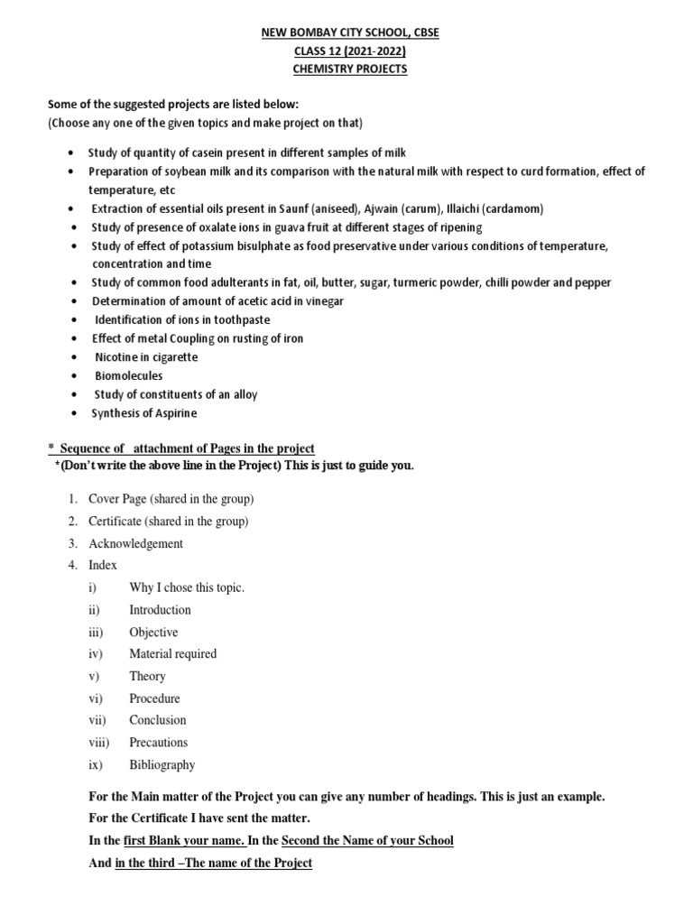 Investigatory Projects | PDF | Art