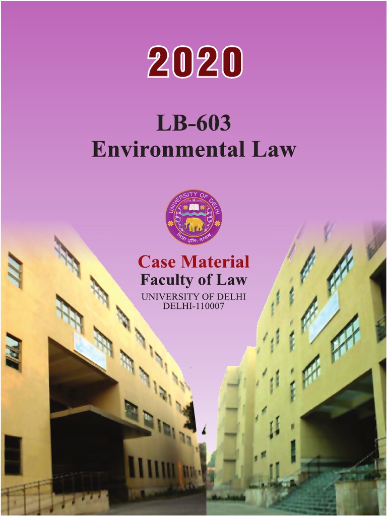Environmental Law and Policy Overview | PDF | Negligence ...
