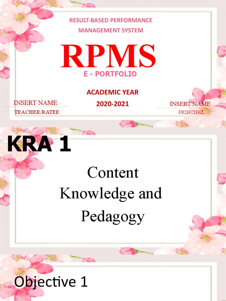 Result-Based Performance Management System: Academic Year 2020-2021 ...