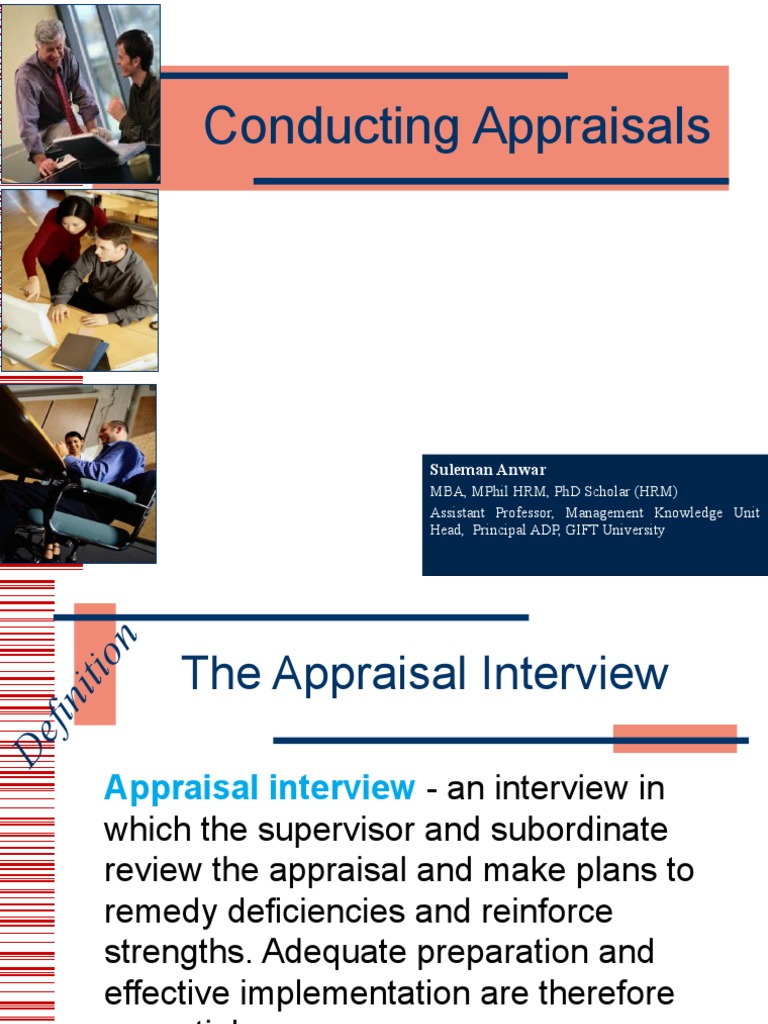 Conducting Appraisals: Suleman Anwar | PDF | Performance Appraisal ...