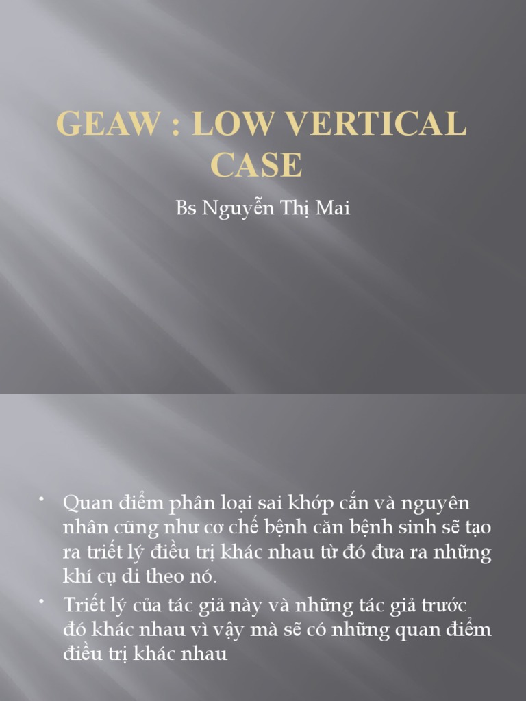 Geaw Low Vertical | PDF