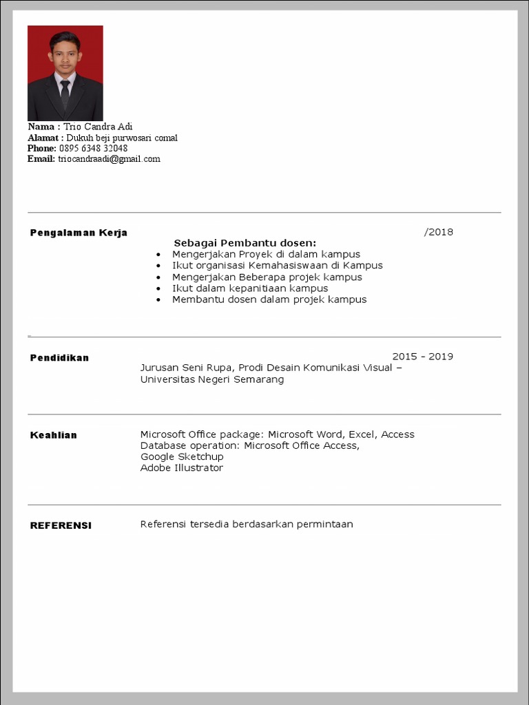 Scan CV | PDF | Seni | Komputer