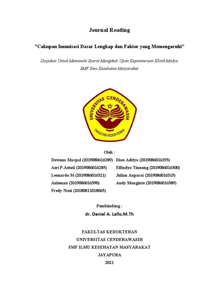 Cover Jurnal IKM | PDF