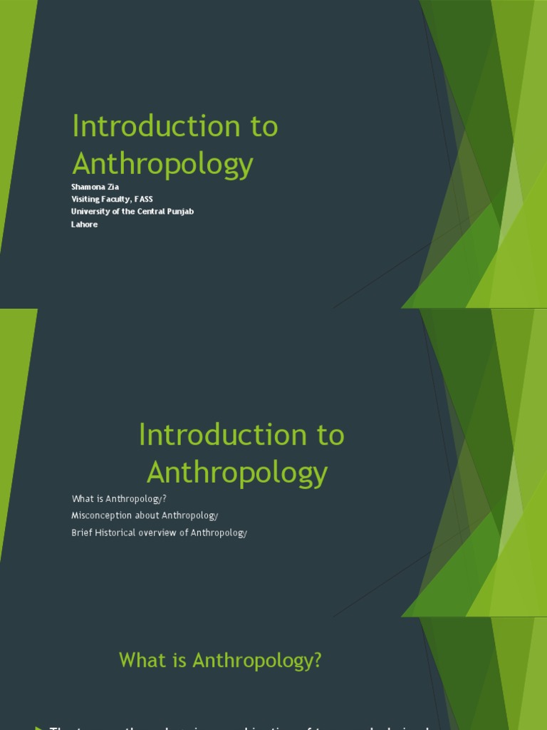 Introduction To Anthropology | PDF | Anthropology | Human