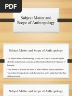 Introduction To Anthropology Notes | PDF | Anthropology | Ethnography