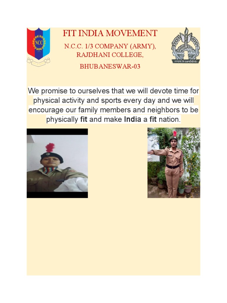 Fit India Pledge