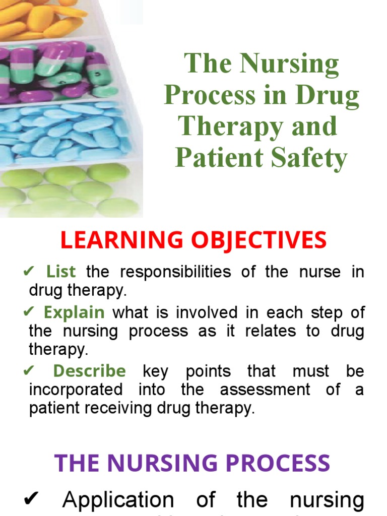 Nursing Process in Drug Therapy | PDF | Adverse Effect | Therapy