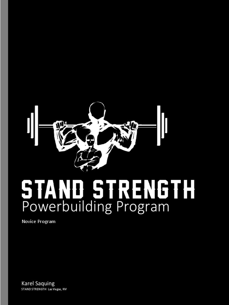 Novice Powerbuilder Program Pdf Strength Training Weight Training
