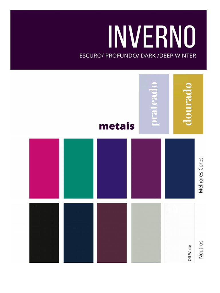 Paleta Inverno Profundo | PDF