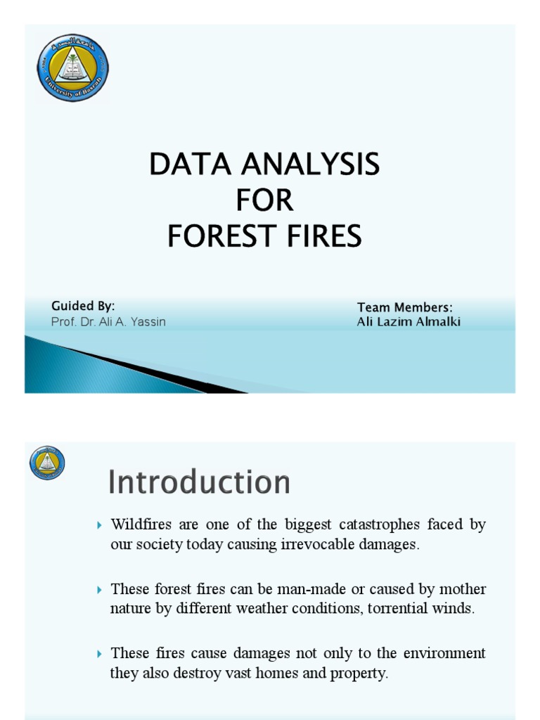 Data Analysis of Forest Fires Using Python | PDF | Comma Separated ...