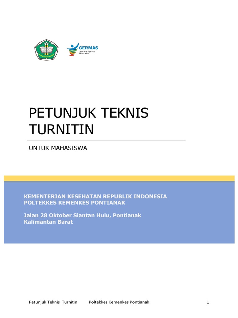 Panduan Turnitin untuk Mahasiswa | PDF