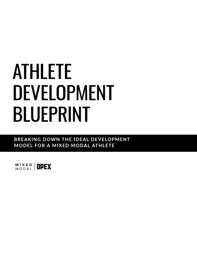 Mixed Modal Athlete Development Blueprint | PDF