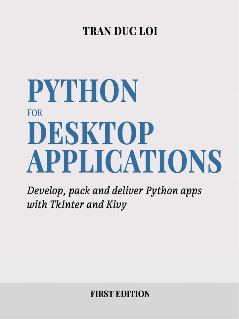 Python For Desktop Applications Tran Duc Loi Sample | PDF | Command ...