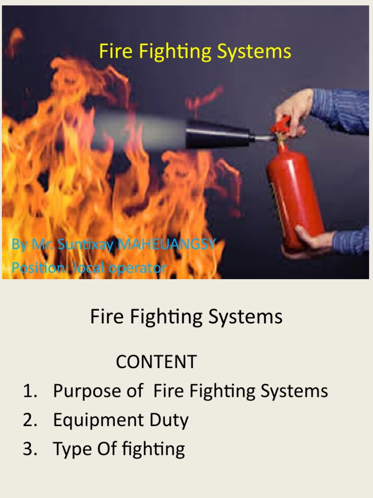 An Overview of Fire Fighting Systems at a Power Plant | PDF | Fire ...