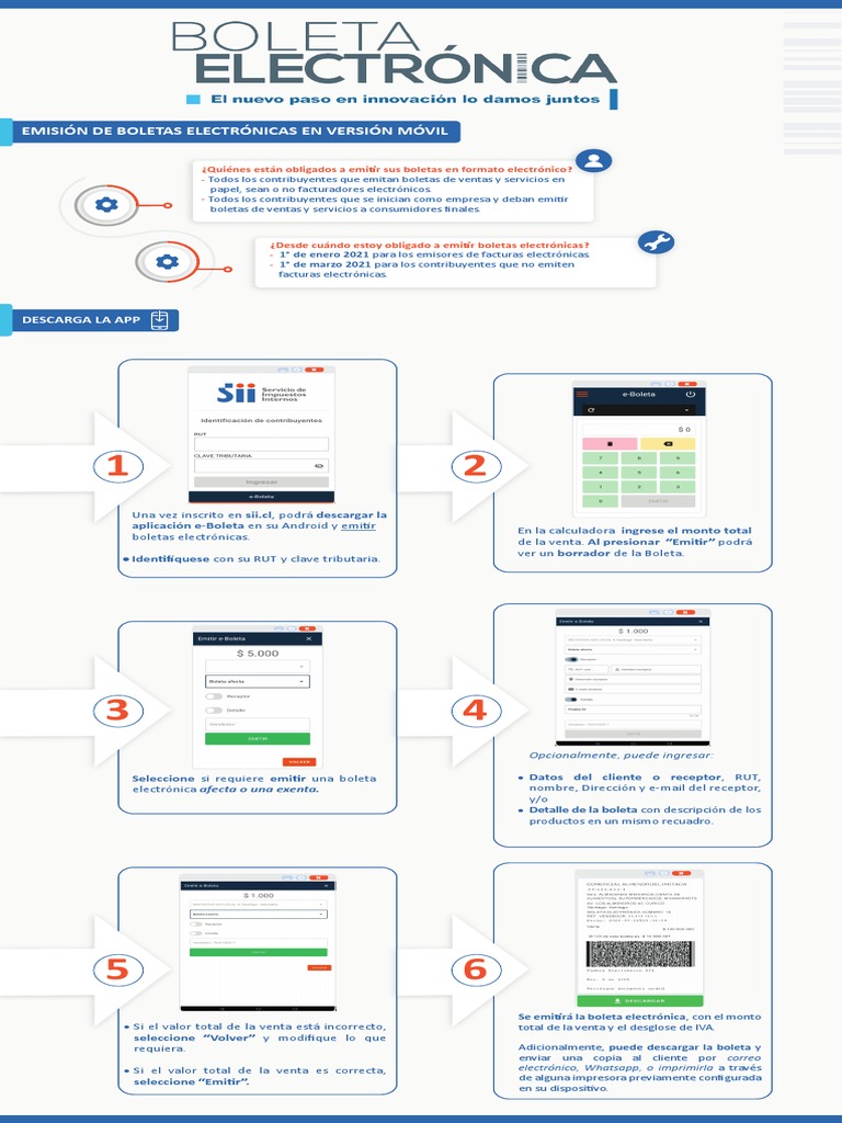 Emisión Móvil de Boletas Electrónicas | PDF | Software | Informática