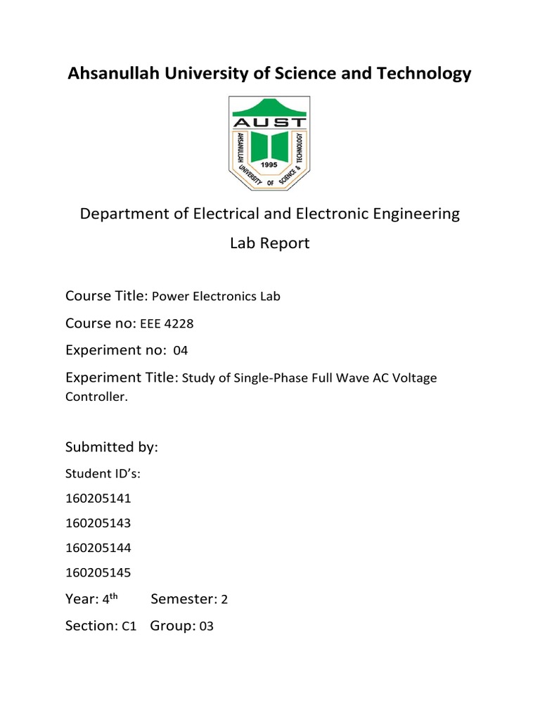 Ahsanullah University of Science and Technology: Department of ...
