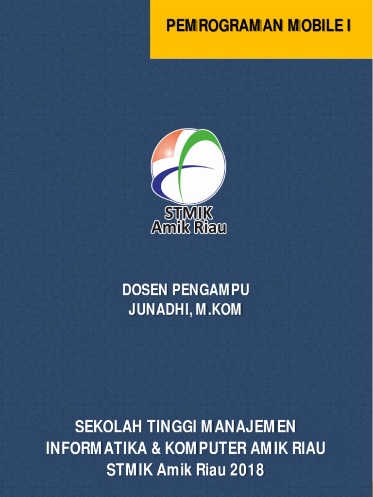 Modul Pemrograman Mobile I | PDF | Komputer | Teknologi & Rekayasa