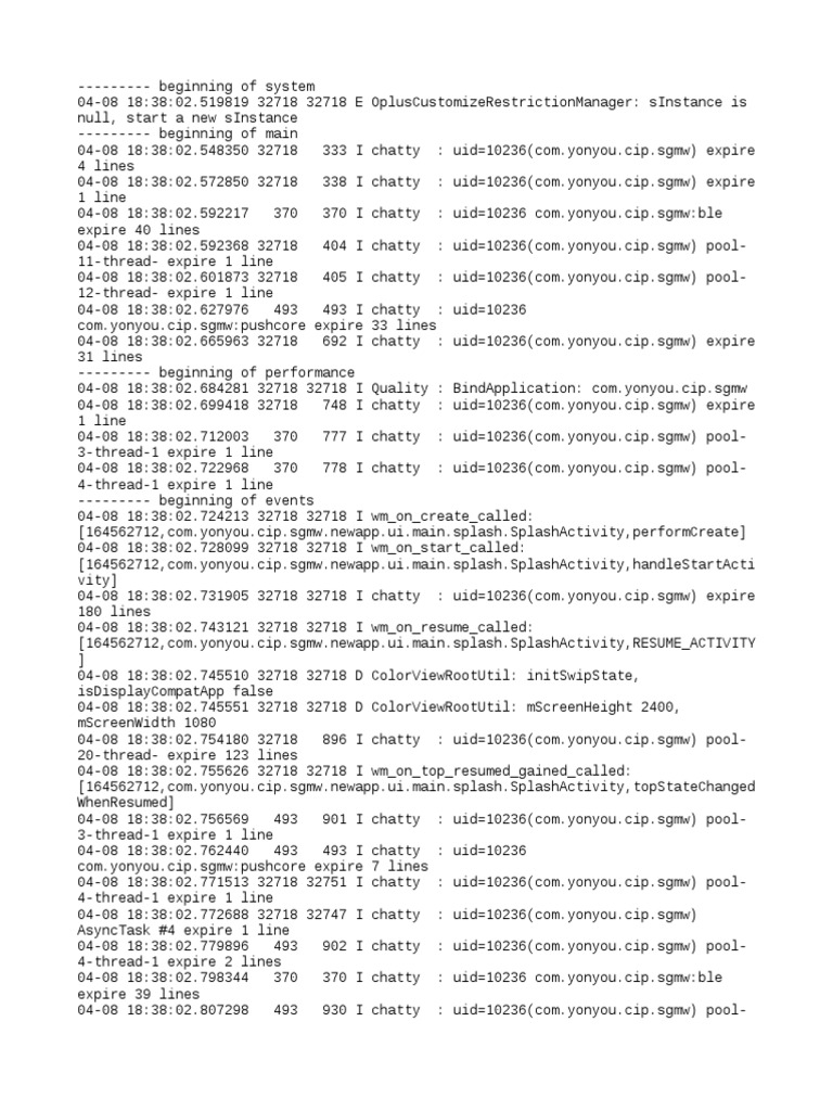 Logcat | PDF | Computer Engineering | Computing