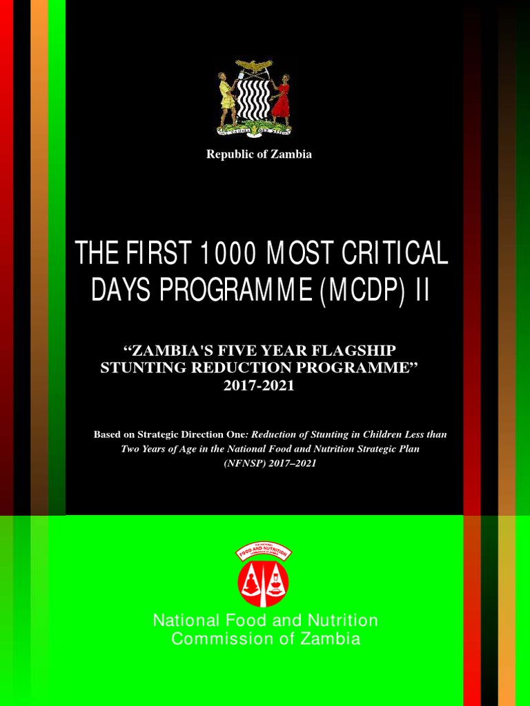 1000 MCDP Phase 2 | PDF | Wash | Malnutrition