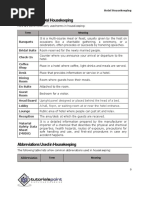 Room Assignment Sheet | PDF