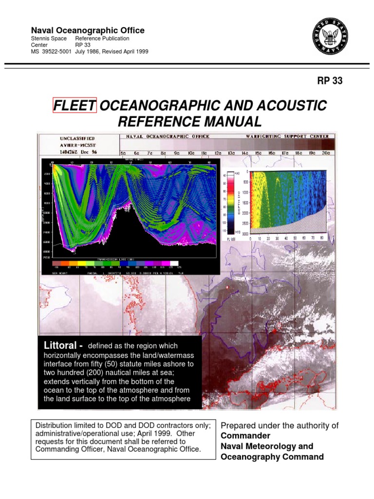 Fleet Oceanographic & Acoustic Manual | PDF | Hertz | Frequency