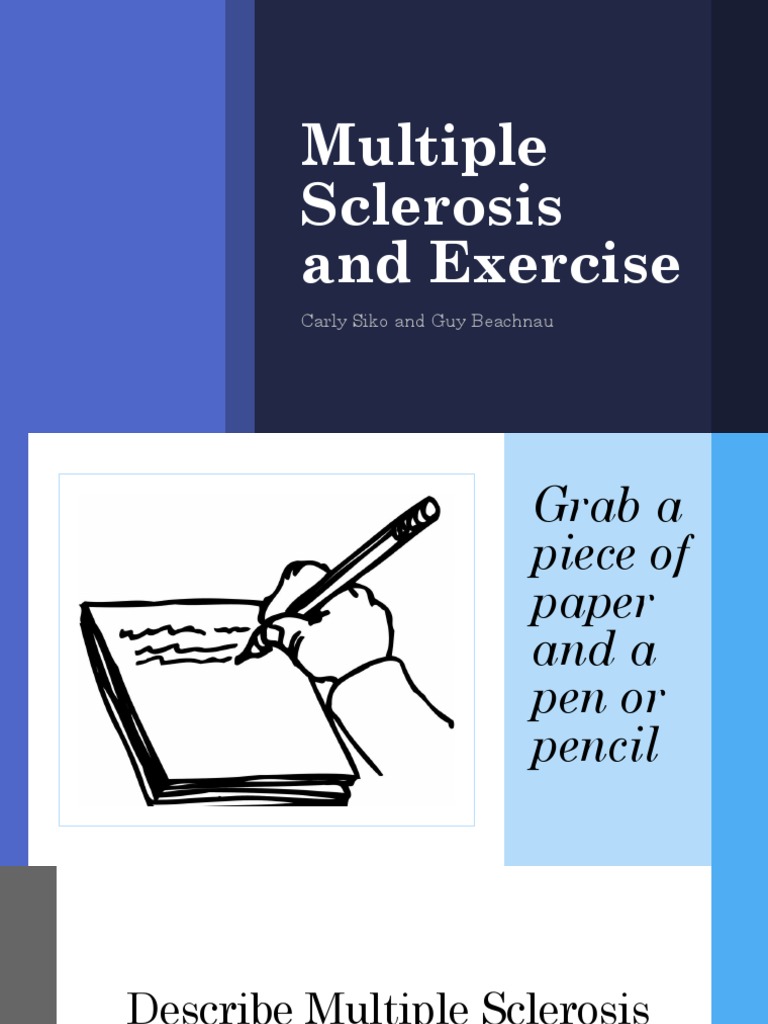 Multiple Sclerosis and Exercise | PDF | Multiple Sclerosis | Pilates